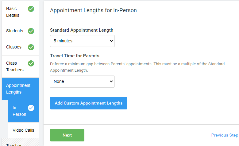 Setting up a new Hybrid Parents' Evening - SchoolCloud Parents' Meetings