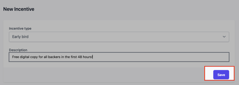 How to use BackerKit Incentives - BackerKit Help