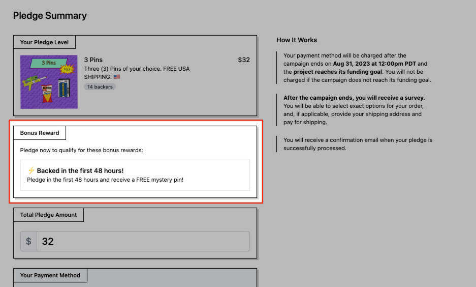 How to use BackerKit Incentives - BackerKit Help