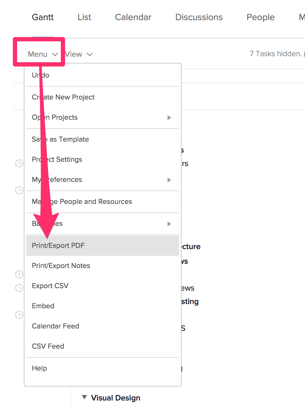 PDF Options and Customizations - Getting Started with TeamGantt