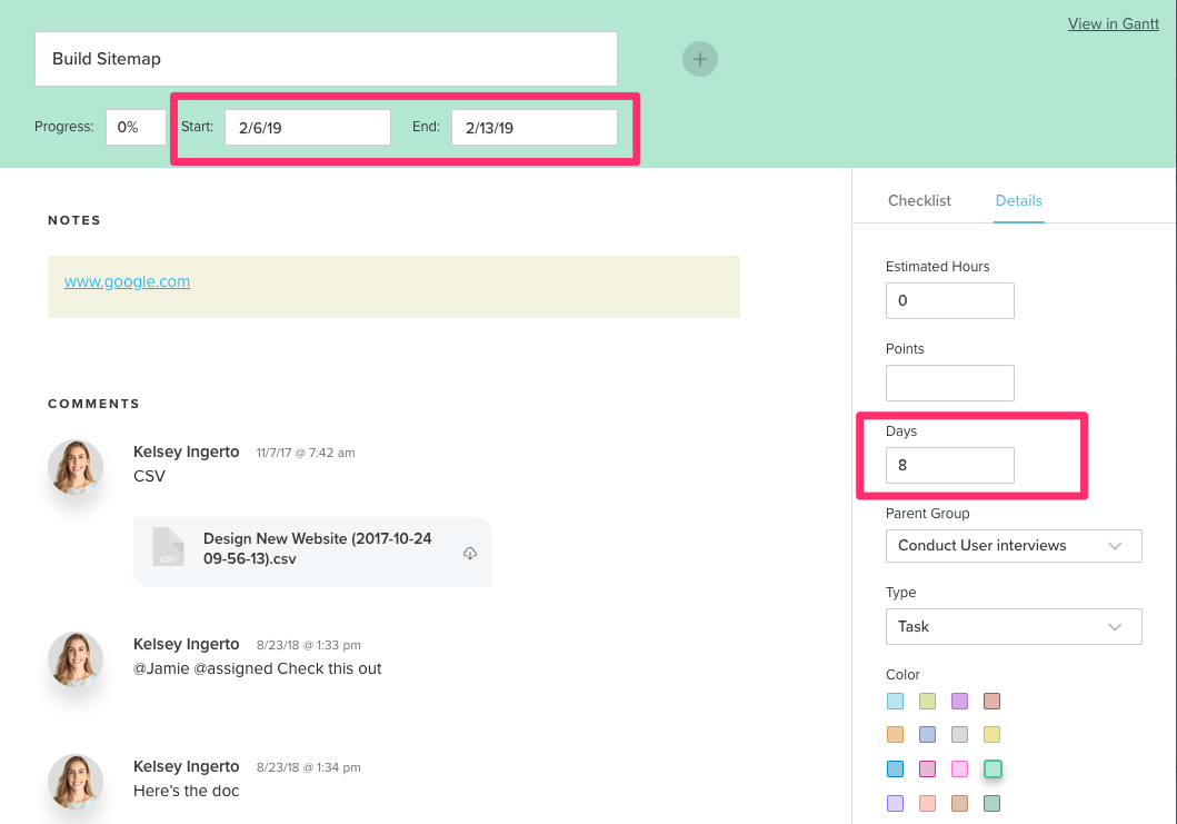 Create Tasks for Your Project - Getting Started with TeamGantt