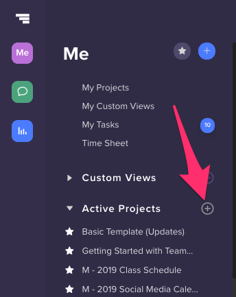 Projects - Getting Started with TeamGantt