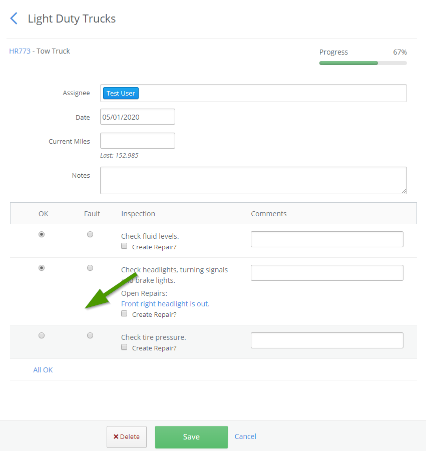 Inspections - MP Web