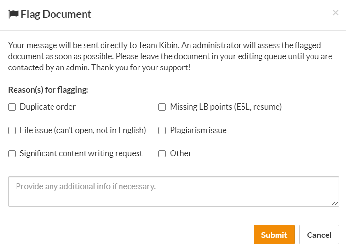 Flagging Documents: What to Flag and Why - Kibin Knowledge Base