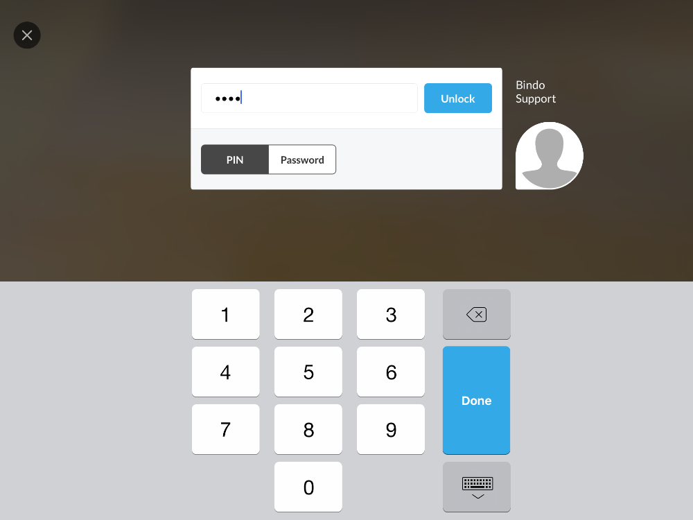 Lock Screen and PIN Entry - Bindo POS Learning Center