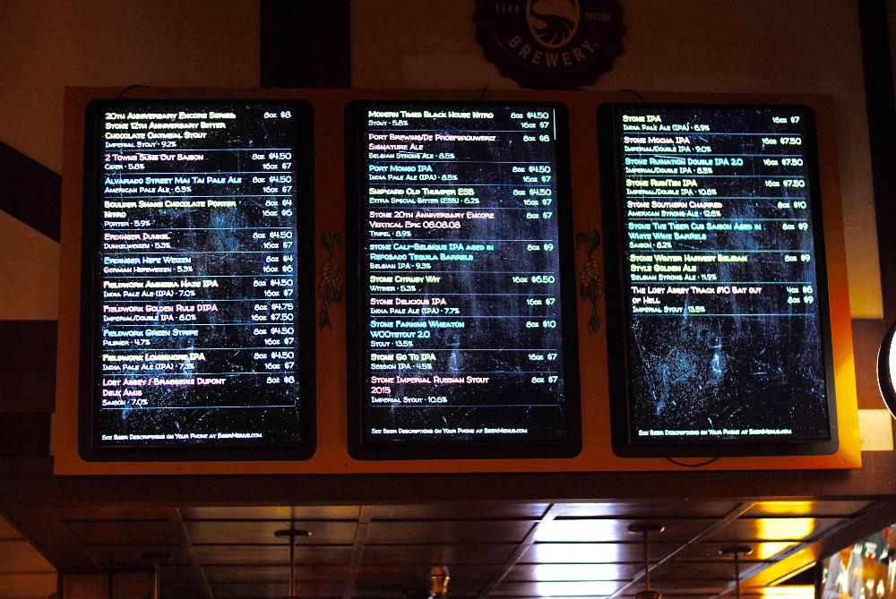 Digital Displays For Your Beer, Cider, And Wine Selection - BeerMenus ...