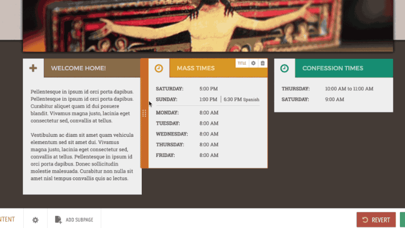 Adding content - eCatholic Help Center