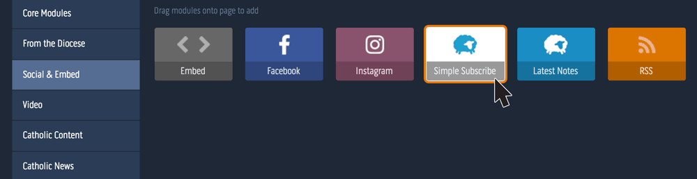 How to integrate Flocknote into your website - eCatholic Help Center