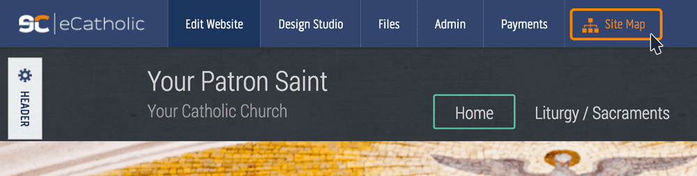 Understanding the Site Map Editor - eCatholic Help Center
