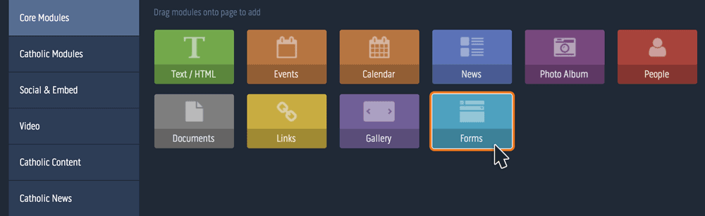 How to create online forms: The basics - eCatholic Help Center