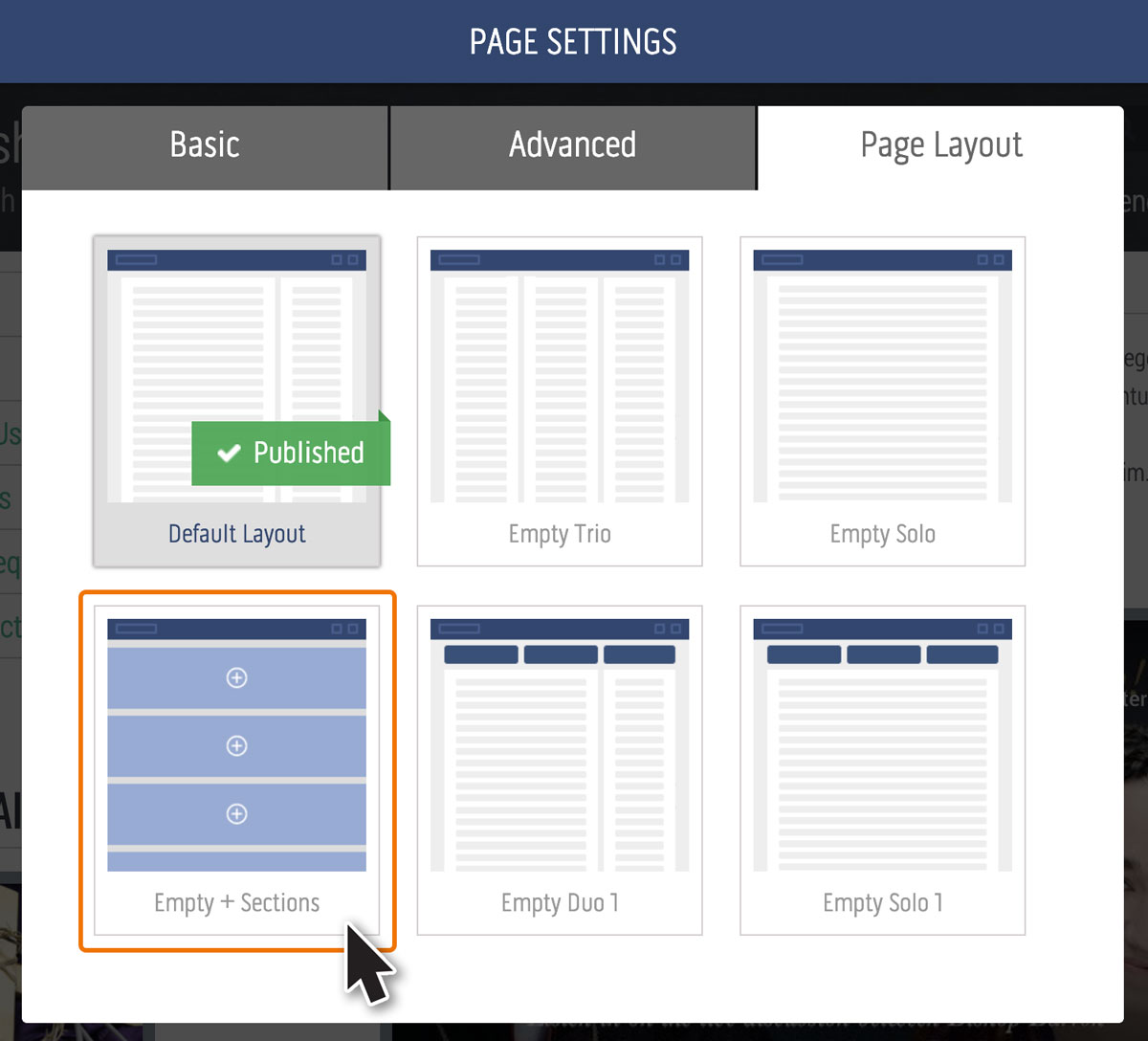 How to set up and design a page with a Sections layout - eCatholic Help ...