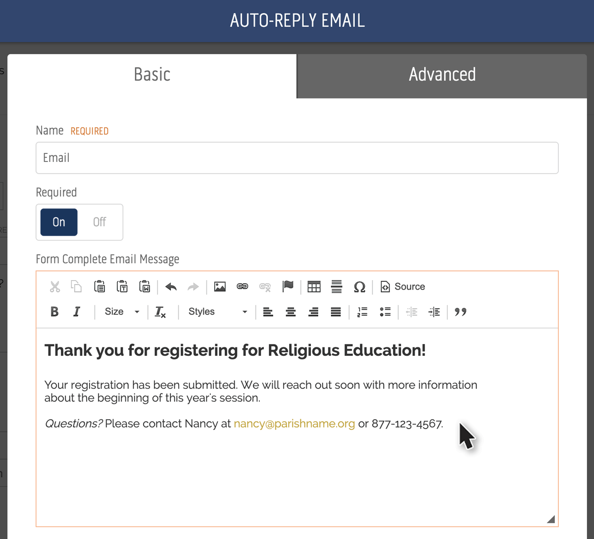 Send A Custom Email Message To Visitors After They Complete A Form