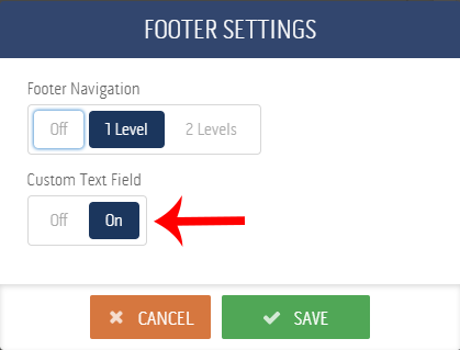 How to add custom text to your footer - eCatholic Help Center