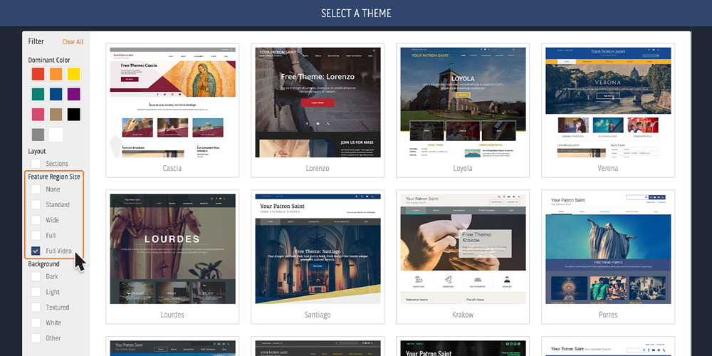 How to add video to the homepage feature region - eCatholic Help Center