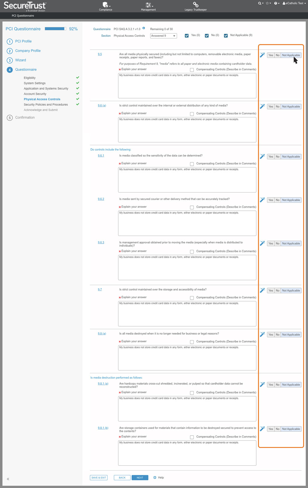 PCI Tutorial - eCatholic Help Center