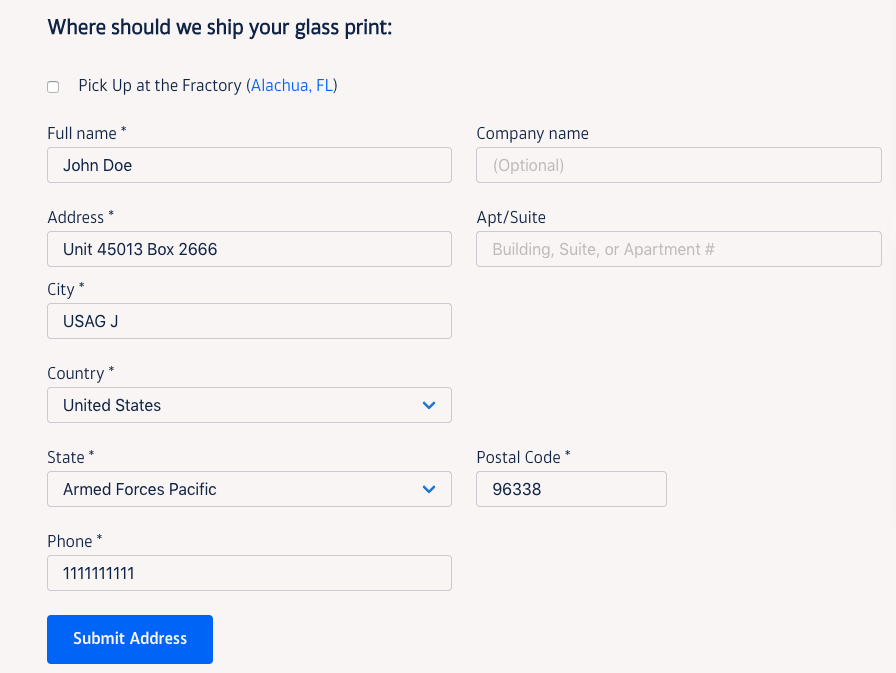 Can I Ship My Order To An APO FPO Or Military Address Fracture Can I Ship My Order To An APO FPO Or Military Address Fracture