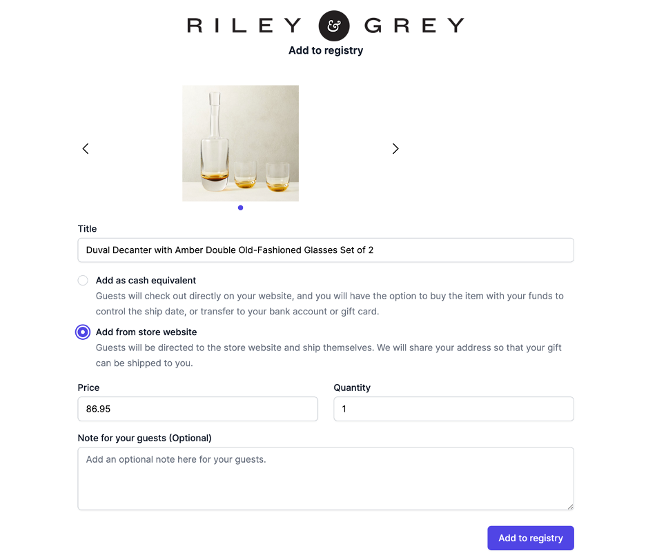 Can I use Riley & Grey Registry outside the US? - Riley & Grey Support