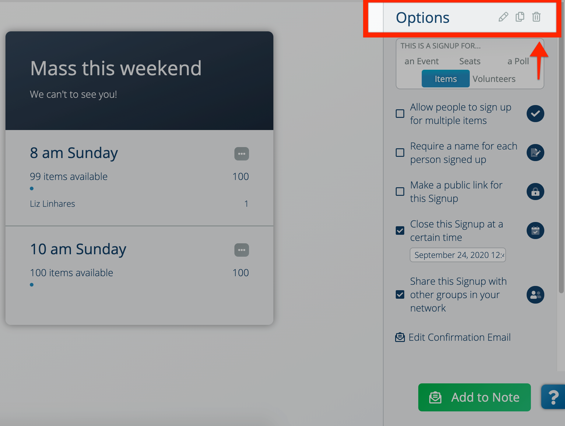 How to use the Signups feature. How your members can register for ...