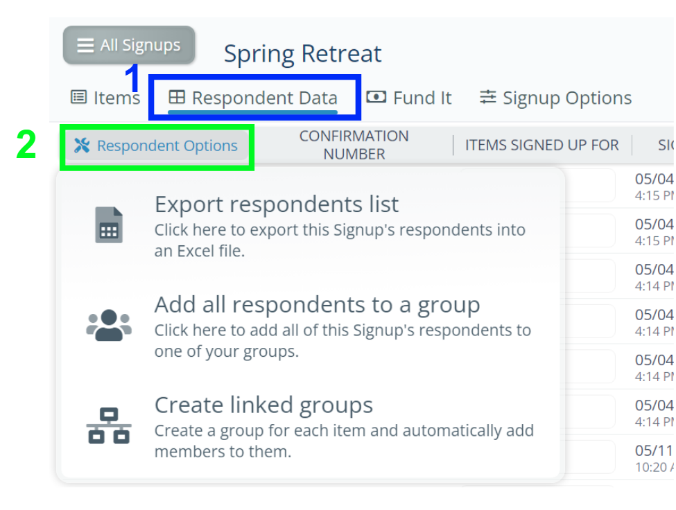 How to Use the Signups Feature - Flocknote Help Center