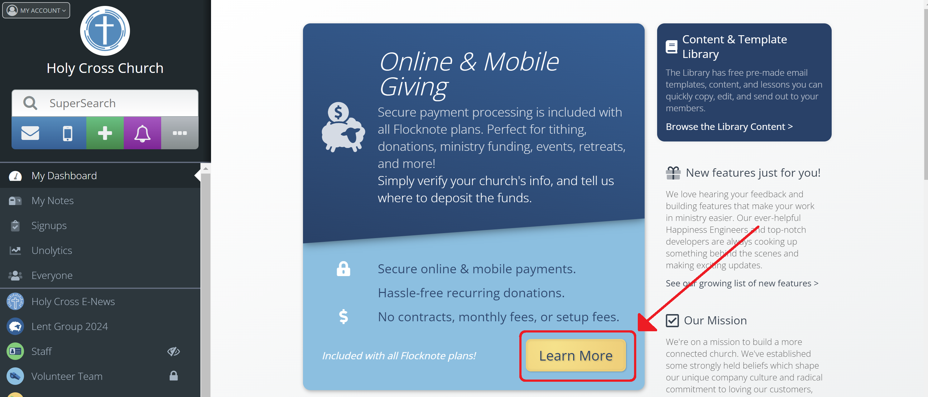 Adding Online Giving to Your Flocknote Network - Flocknote Help Center
