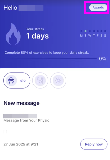 Badges in PhysiApp - PhysiApp Support (EN)