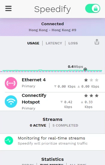 How do I manage connections in Speedify? - Speedify Knowledge Base