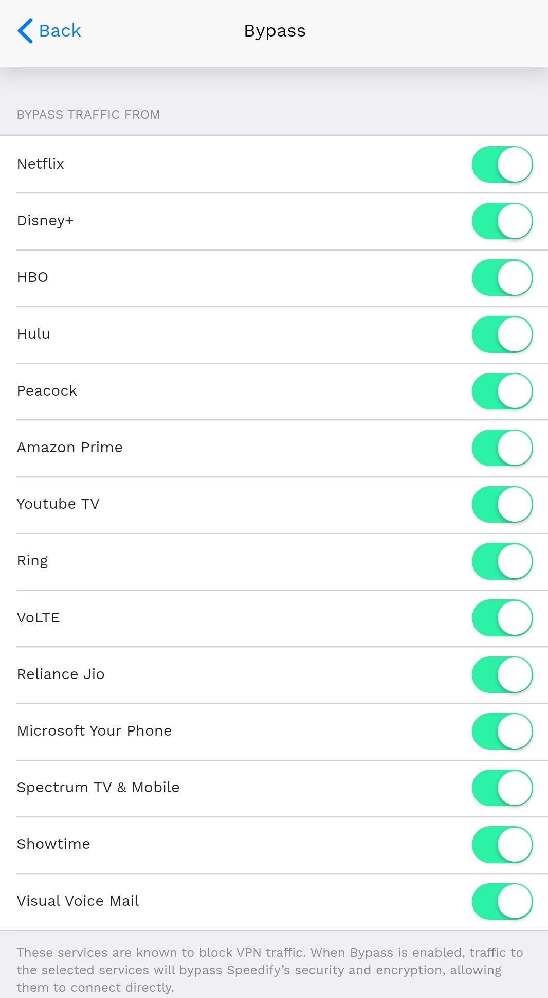 Speedify Bypass - Speedify Mobile