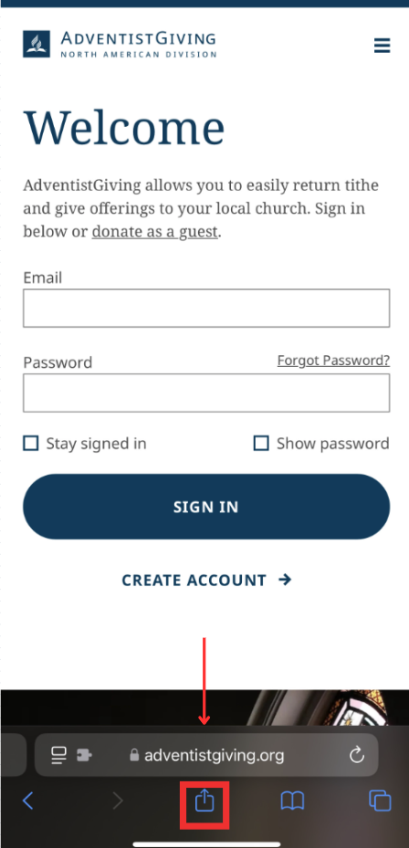 Do you have a mobile App? - AdventistGiving