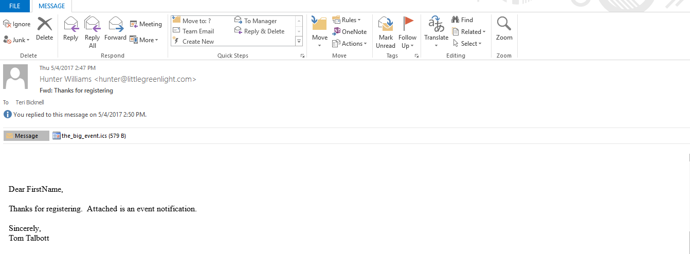 Define your form’s confirmation options - Little Green Light Knowledge Base