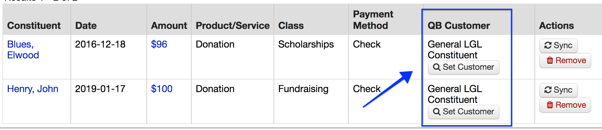 QuickBooks integration: Sync gifts from LGL to your QB Online account ...