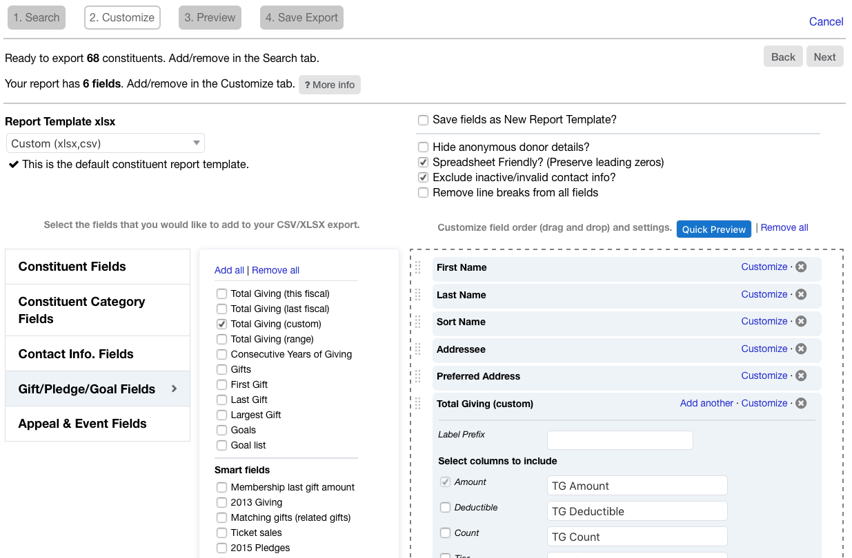 Common reports and how to create them - Little Green Light Knowledge Base