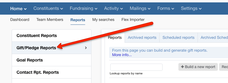Common reports and how to create them - Little Green Light Knowledge Base