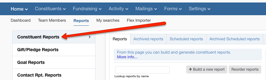 Common reports and how to create them - Little Green Light Knowledge Base