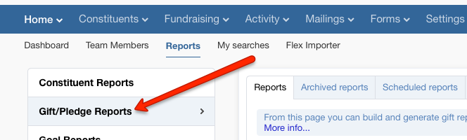 Common reports and how to create them - Little Green Light Knowledge Base