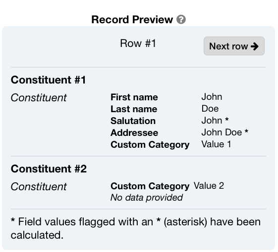 Mapping constituent category fields - Little Green Light Knowledge Base