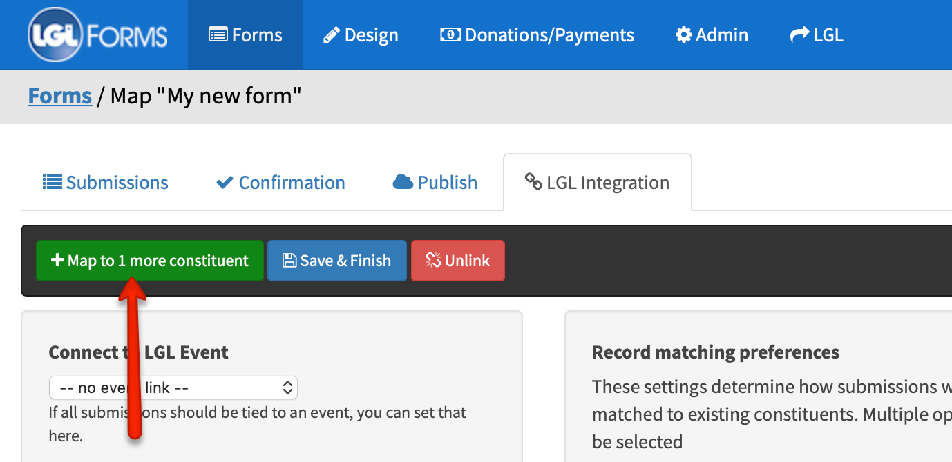 Forms: Mapping to multiple constituent records and creating relationships - Little Green Light ...