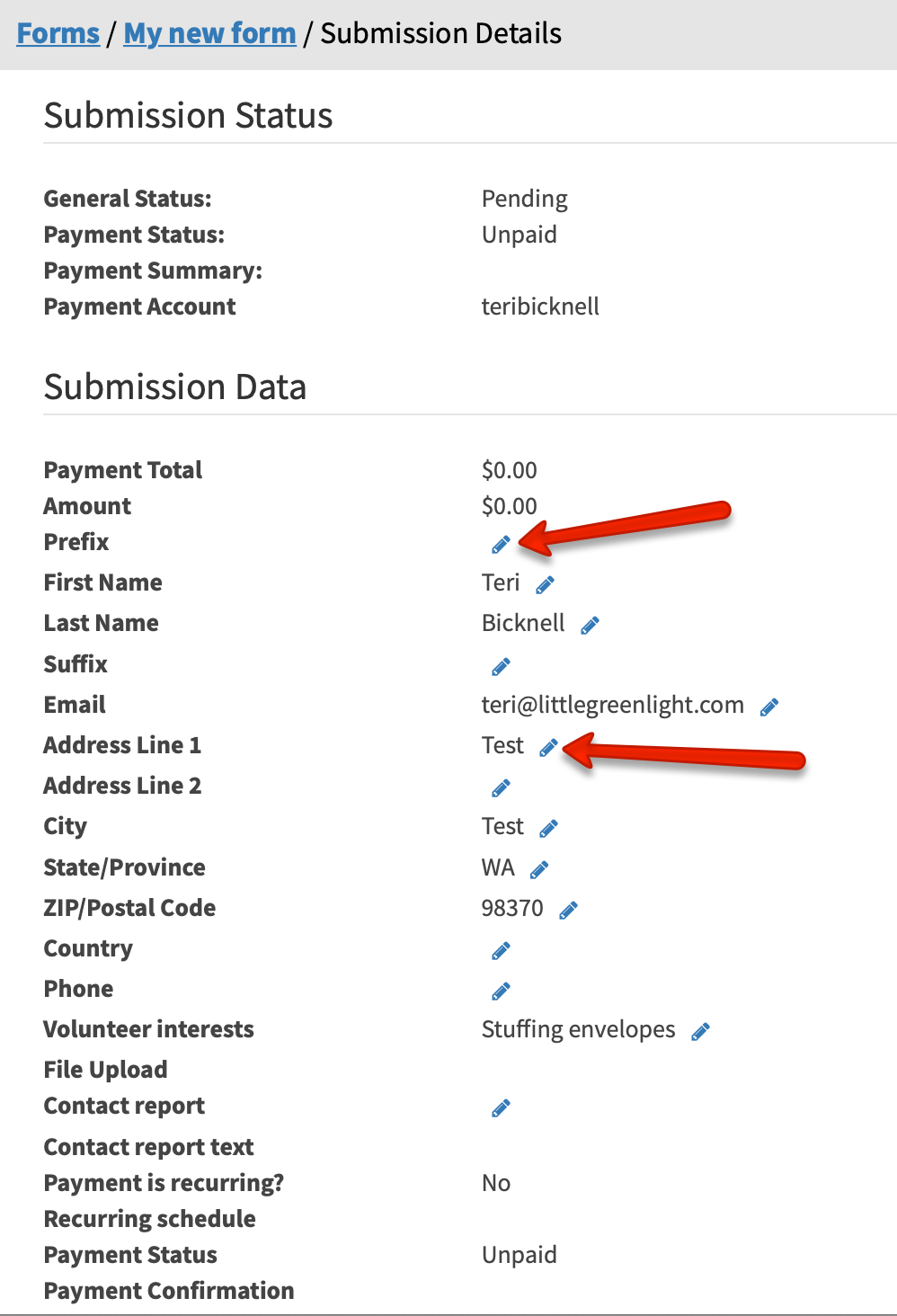 Forms: Create and manage recurring gifts - Little Green Light Knowledge ...