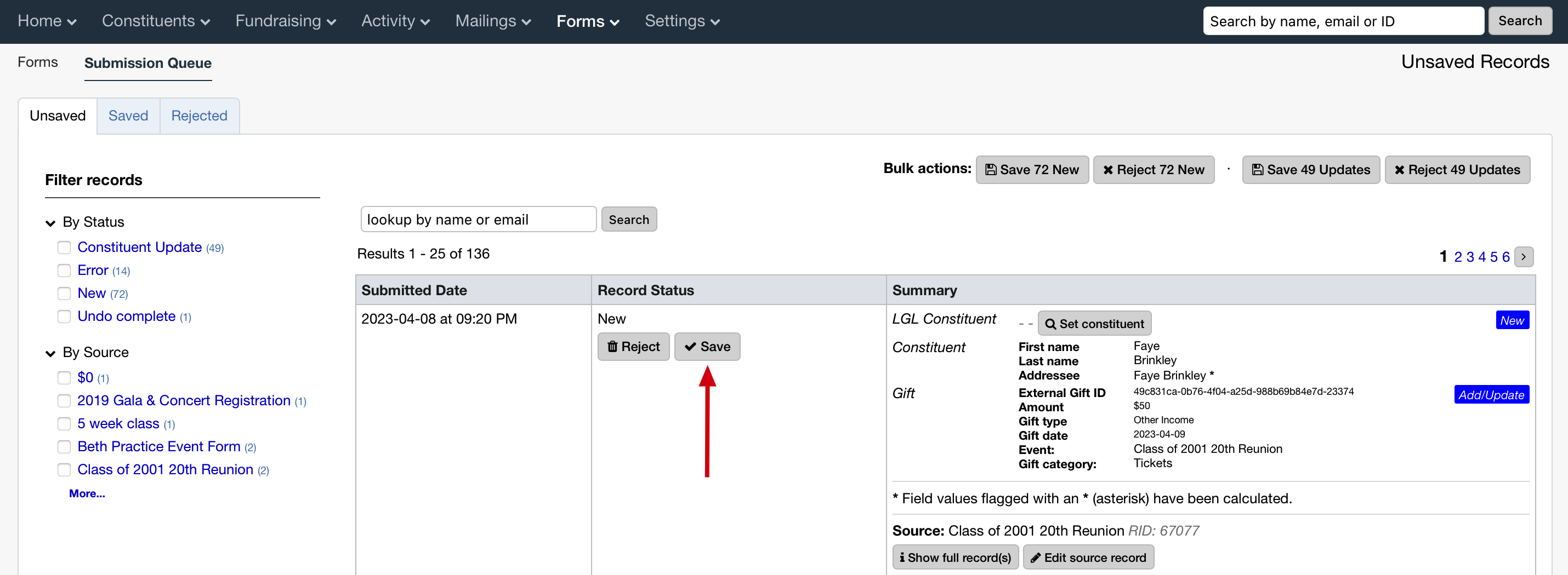 Forms: Mapping events - Soup to nuts - Little Green Light Knowledge Base
