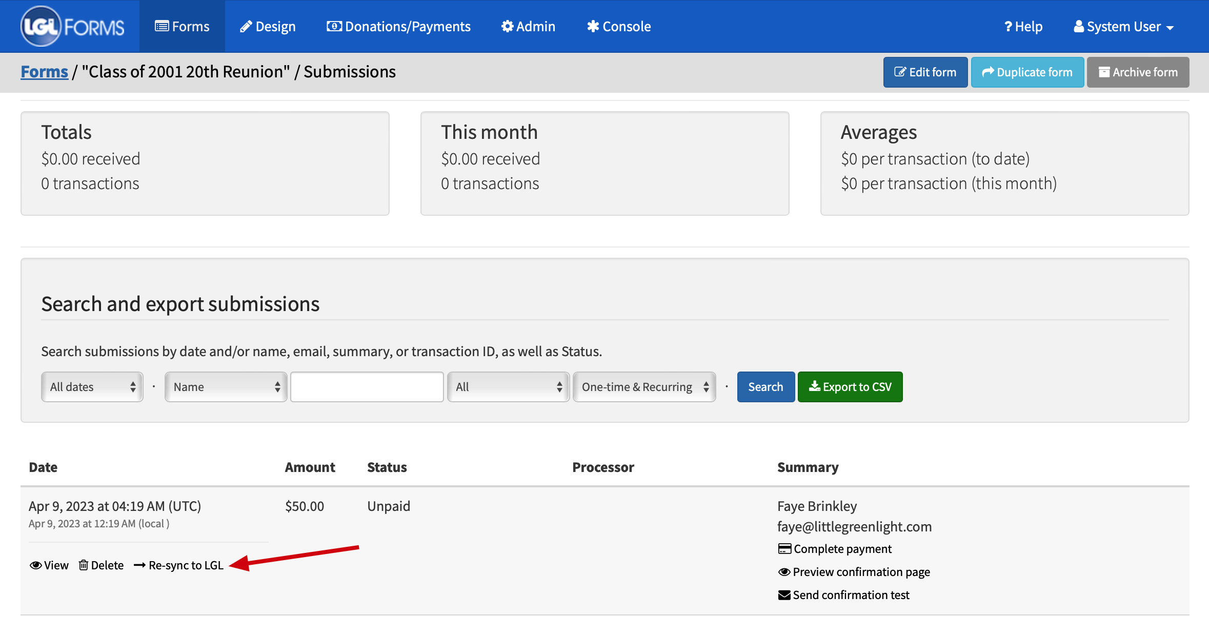 Forms: Mapping events - Soup to nuts - Little Green Light Knowledge Base