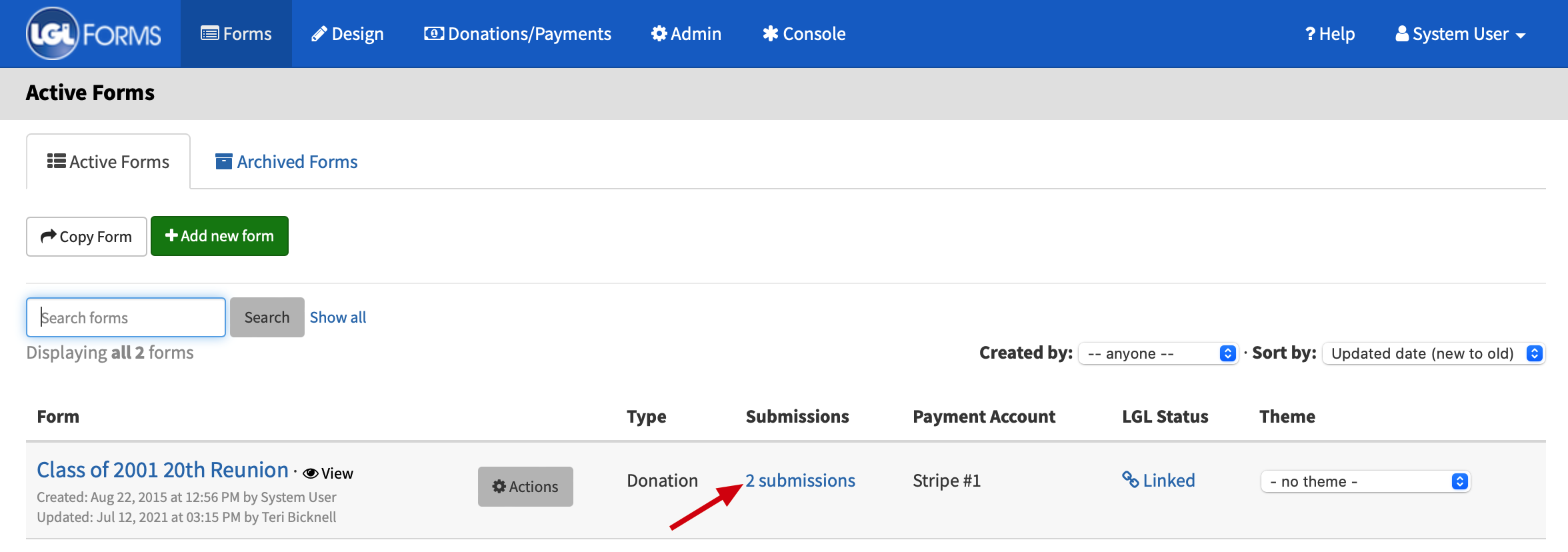 Forms: Mapping events - Soup to nuts - Little Green Light Knowledge Base