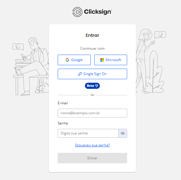 Como me cadastrar na Clicksign? - Ajuda