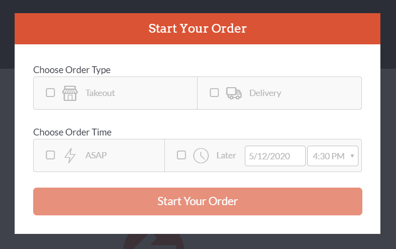 Disabling the Start Your Order popup - Paytronix Online Ordering ...