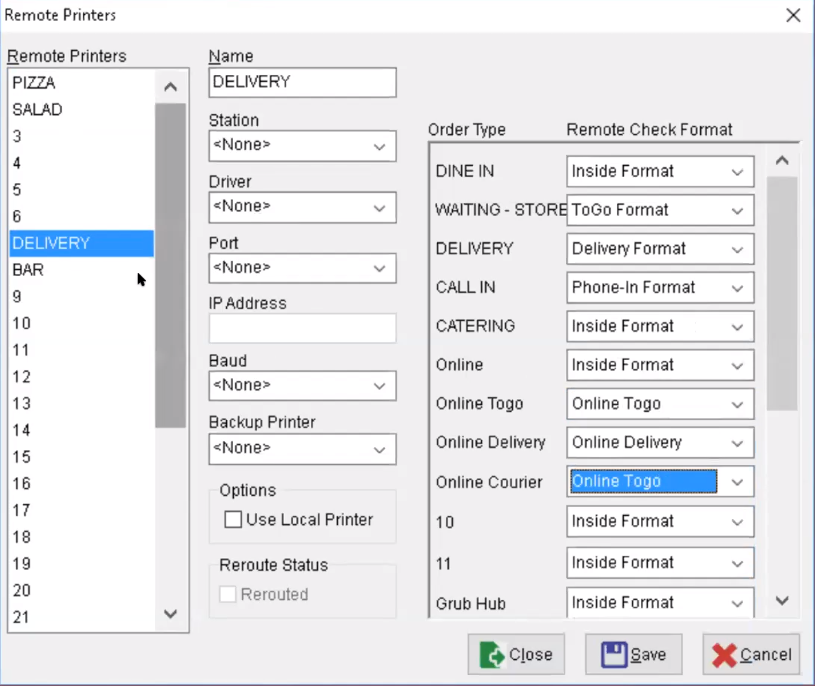 Fix the modifier sorting by creating new printer remote formats in ...