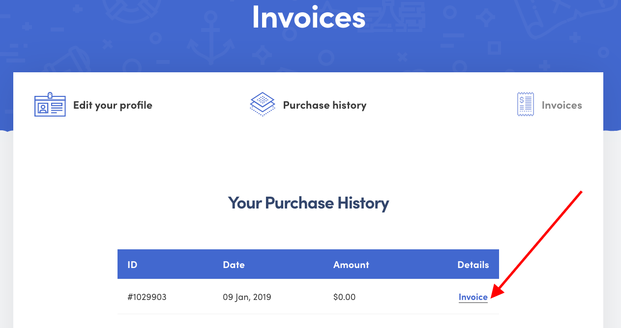 How to download your invoice - ThemeIsle Docs