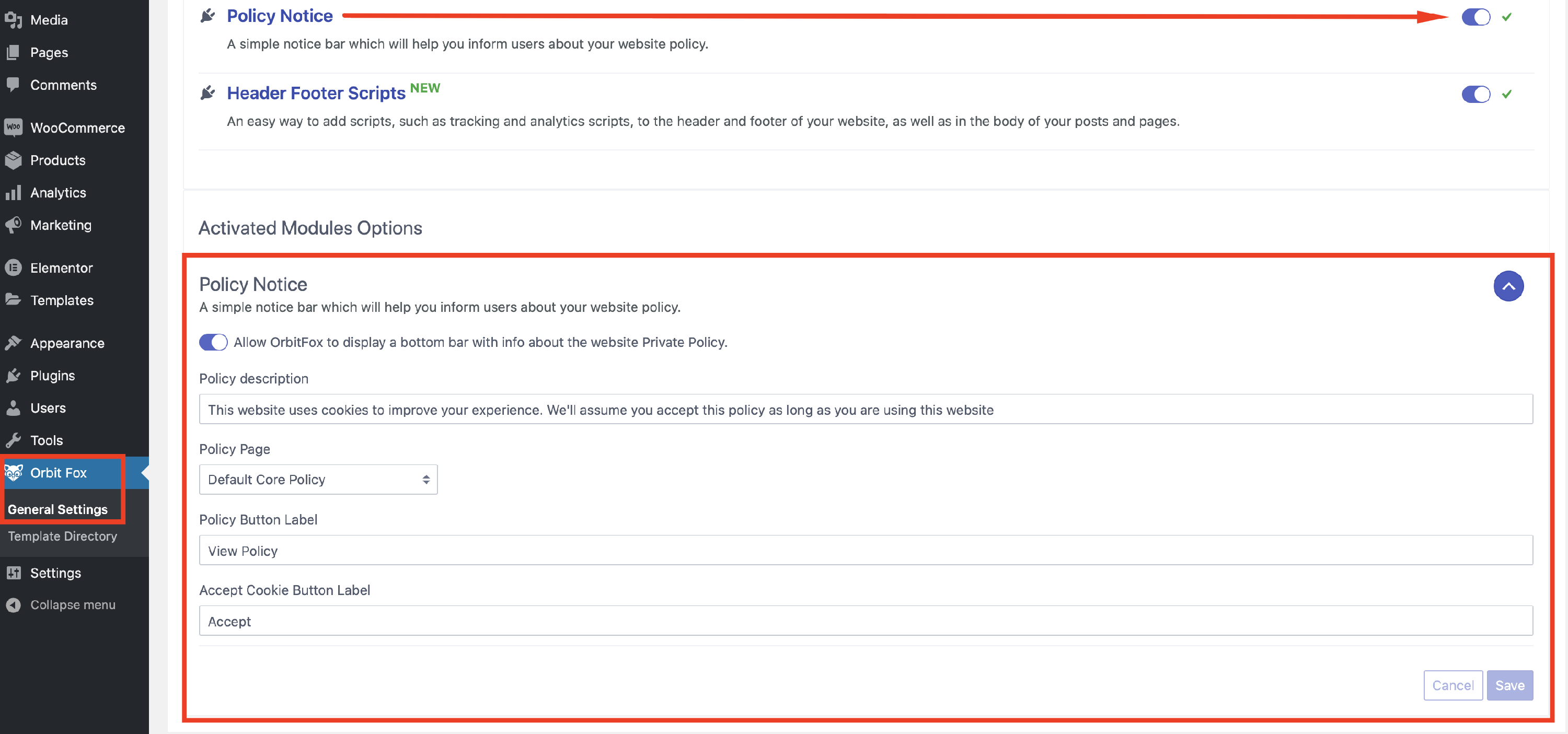 Orbit Fox Documentation - ThemeIsle Docs