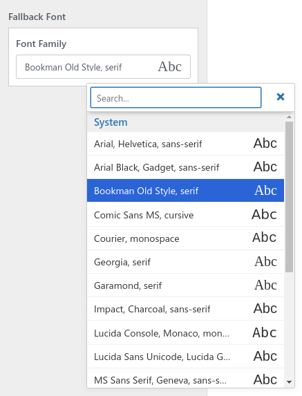 Fallback Fonts Themeisle Docs