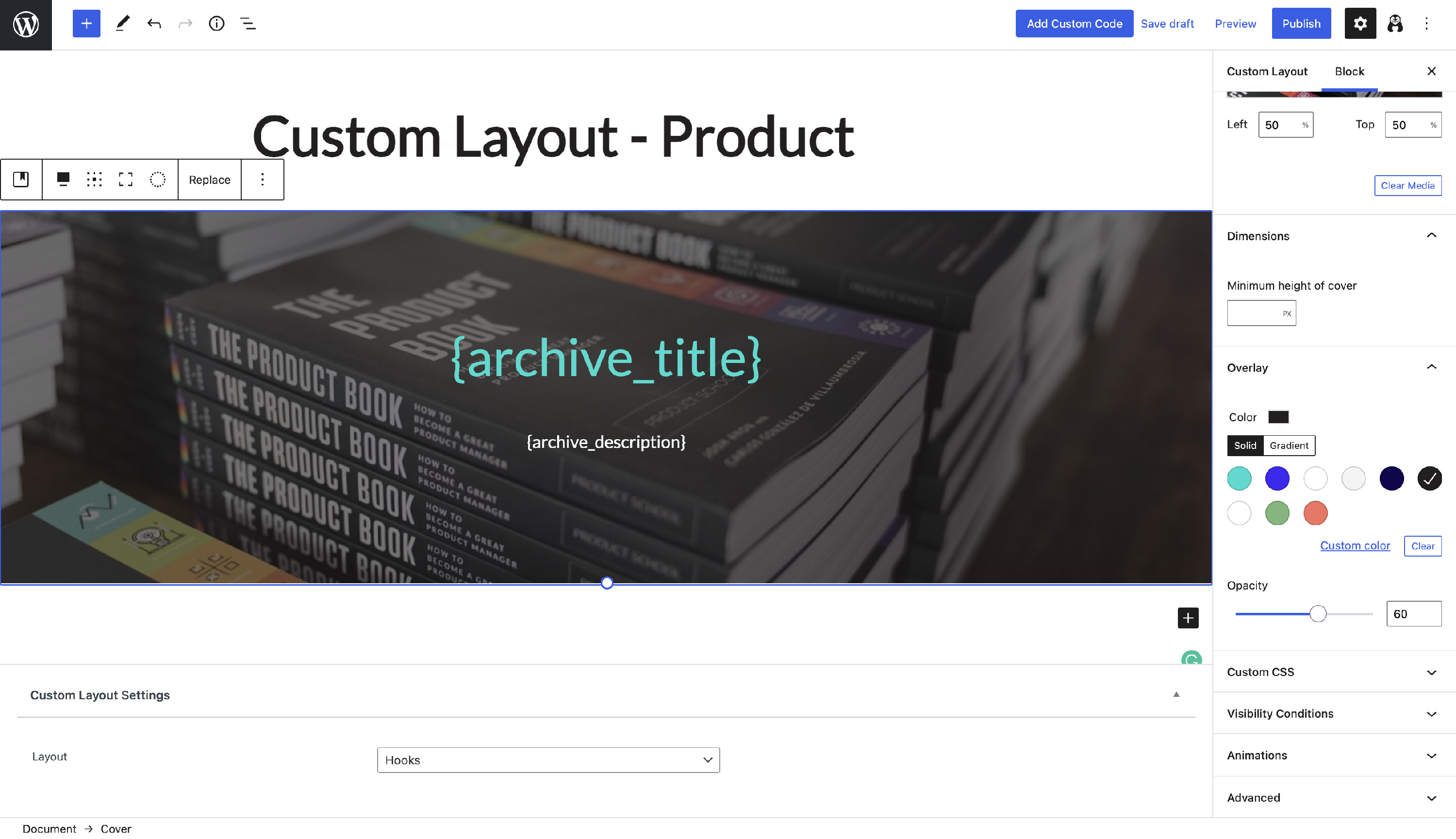 How To Create A Page Header For The Product Categories Using The Custom Layouts Module 