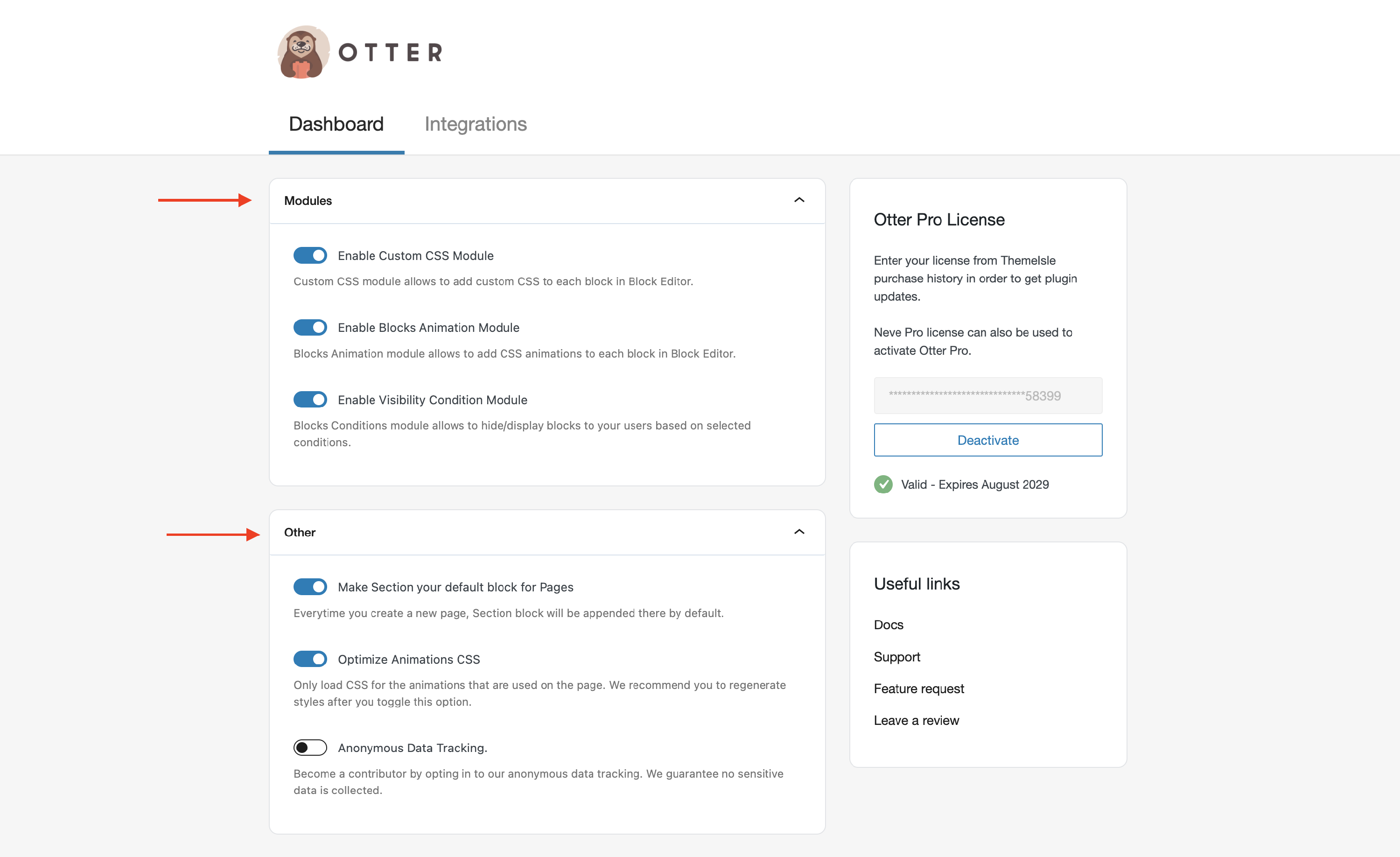 Otter Blocks documentation - ThemeIsle Docs