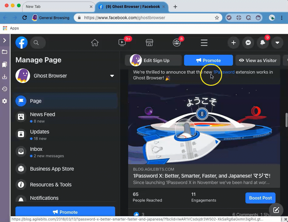 Site-Based Silos - Ghost Browser