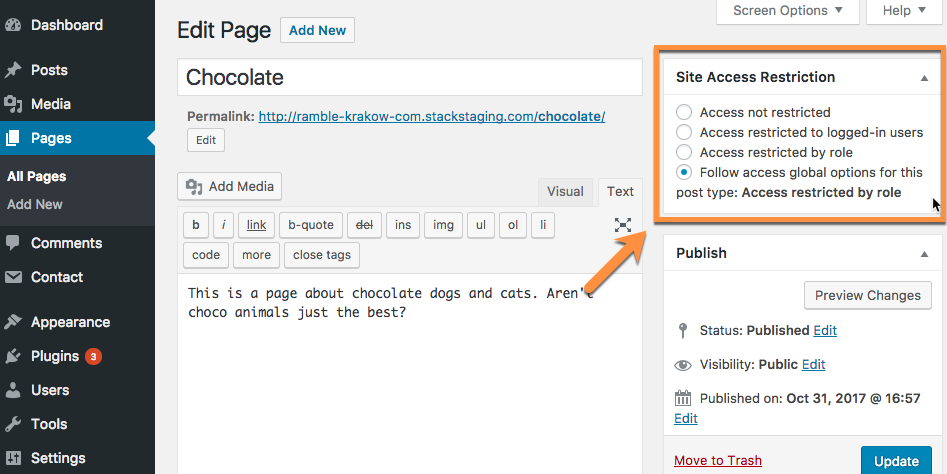 Site Access Restriction (SAR) - How To - Restrict Content Based on Role ...